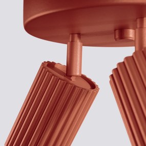 Sollux Lighting Stropní svítidlo KARBON 3P červený okr