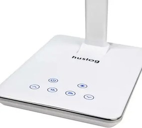 Huslog Stolní LED lampička s bezdrátovou nabíječkou bílá / 2700-6500 K