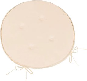 Bellatex Sedák Adéla kulatý hladký Béžová 40 cm, (průměr)