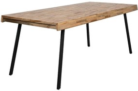 OnaDnes -20% White Label Dřevěný jídelní stůl WLL SURI 200x90 cm