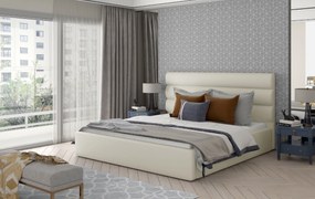 Eltap Čalouněná postel Caramel s úložným prostorem Materiál a barva potahu: Soft 33 - béžová, Rozměry (cm): 180x200