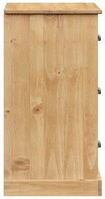 Příborník se zásuvkami VIGO 78x40x75 cm masivní borové dřevo,  353199
