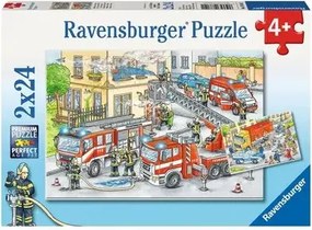 Ravensburger Hasiči - 2x24 dílků / od 4 let