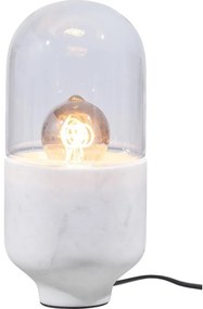 Stolní lampa ASEL 1xE27/25W/230V mramor bílá