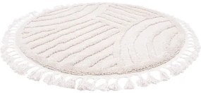 Koberec BERBER 9754 sloní kost kruh