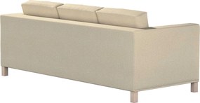 Potah na pohovku IKEA  Karlanda 3-místná nerozkládací, krátký barva béžová látka pletený vzor