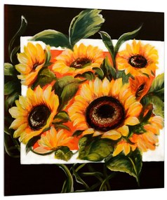 Obraz slunečnic (30x30 cm)