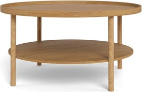 ACTONA Kulatý konferenční stolek BANBURY hnědý Ø80x42 cm