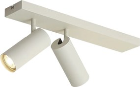 Moderní stropní bodové svítidlo béžové 2-světla nastavitelné - Renna