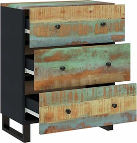Příborníky 2 ks 60 x 33 x 75 cm masivní recyklované dřevo 3143637