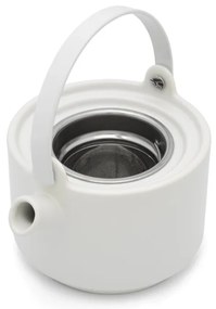 Bredemeijer Sada Umea Tea for one, bílá s bambusovým víkem (0,5l)
