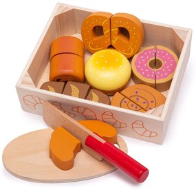 Bigjigs Toys Krájecí pečivo v krabičce