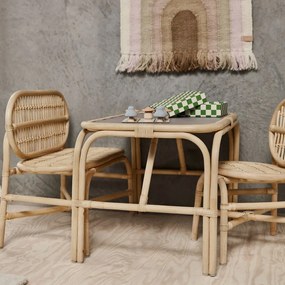 Ratanový dětský stolek 70x48 cm Nana – OYOY Mini