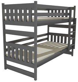 Patrová postel PP 021 90 x 200 cm - šedá