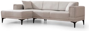 Hanah Home Rohová pohovka HORIZON krémová levá