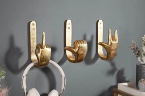 Věšáky na zeď kov/hliník - Zlaté ruce