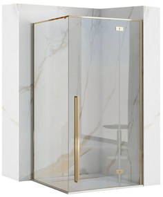Sprchový kout Rea FARGO 80x100 cm zlatý