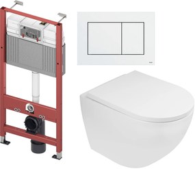 Set podomítkový WC modul Tece Base 9400407, záchodová mísa Oltens Hamnes 42013000, 45109000, 9.240.400
