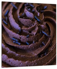 Obraz - Čokoládový cupcake (30x30 cm)