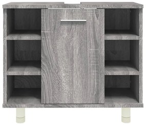 Koupelnová skříňka šedá sonoma 60x32x53,5 cm kompozitní dřevo - Default Title