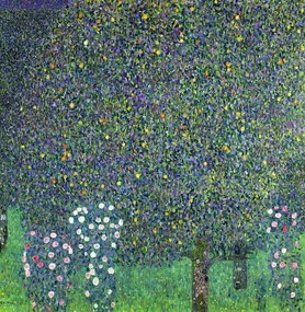 Gustav Klimt - Obrazová reprodukce Roses under the Trees, c.1905, (40 x 40 cm)