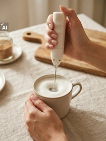 Sinsay - Elektrický napěňovač mléka s vyměnitelnými nástavci - bílá