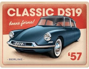 Postershop Plechová cedule: Citroën Classic DS19 - 40x30 cm