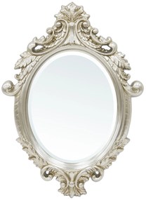 Stříbrné zrcadlo s ornamenty 78026