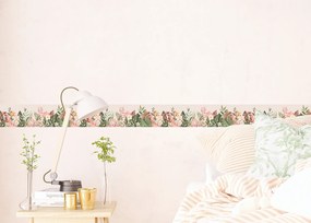 Samolepící bordura na zeď Kvetoucí Zahrada | 5 m x 13.8 cm | DWB8425