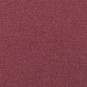 vidaXL Marketos Houpací křeslo se stoličkou vínové textil