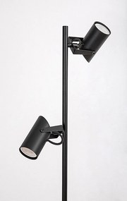 Rabalux Černá stojací lampa Maximilian pro žárovku 2x GU10 73046