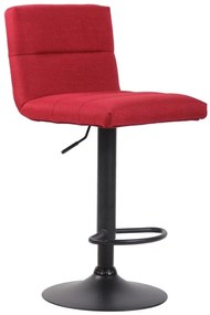 Bhm germany Barová židle Limerick, textil, černá / červená