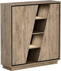 XXXLutz VYSOKÁ KOMODA, koňaková, 128/143/37 cm Hom`in - Vysoké komody - 000552059512