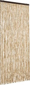 Závěs proti hmyzu béžový 90 x 220 cm Chenille 284283