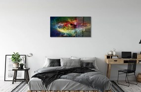 akrylový obraz abstraktní fraktály 100x50 cm