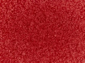 Sada 2 plyšových polštářů 40 x 40 cm červené CAMPONULA Beliani