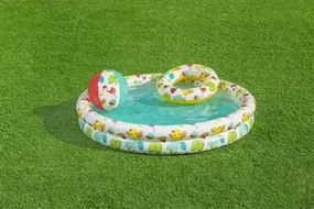 Bestway Nafukovací SET - bazén 112cm  plavací kruh 51cm  míč 41x15cm