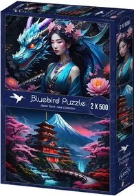 BLUEBIRD Puzzle Duch Japonska / 2x500 dílků / od 12 let