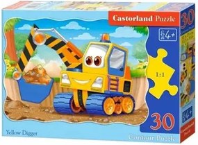 Castorland  Žlutý bagr / 30 dílků / od 4 let