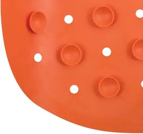 MSV CLASS Premium protiskluzová podložka do sprchy oranžová / SBS kauč
