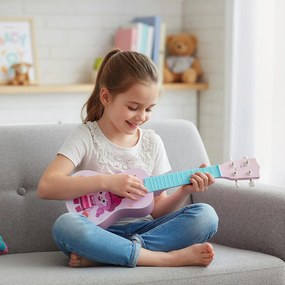Costway 21 Palcové ukulele pro děti Mini hračkové ukulele s 4 nylonovými
