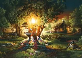 SCHMIDT Puzzle Nádherná jarní záře / 1000 dílků / od 12 let