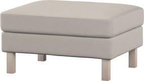 Potah na podnožku IKEA Karlstad barva béžová látka pletený vzor