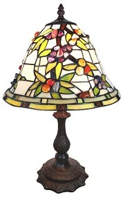 Stolní lampa Tiffany FLOWERS Clayre &amp; Eef 5LL-6019