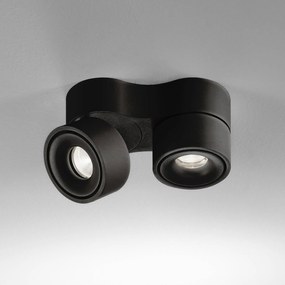 Egger Clippo Duo LED stropní spot, černý, 2 700 K