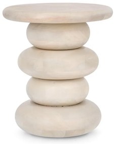 BIZZOTTO Odkládací stolek LOPEZ 40 cm světlý 0747182