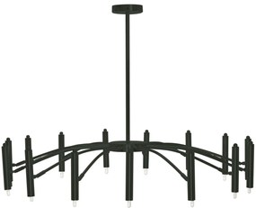 Toolight, stropní lampa 15xG9 APP1196-15CP, černá, OSW-40113