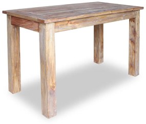 vidaXL Jídelní stůl masivní recyklované dřevo 120 x 60 x 77 cm