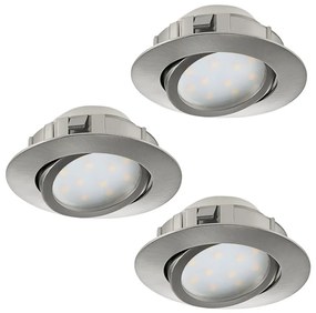 Eglo 95859- SADA 3x LED podhledové svítidlo PINEDA 1xLED/6W/230V