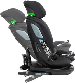 Asalvo PANAFIX černá / Autosedačka / 40-150 cm / Otočná 360° / Isofix